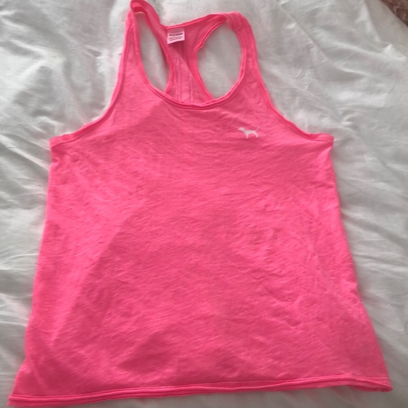 PINK Victoria's Secret | Tops | Victorias Secret Pink Racerback Tank ...